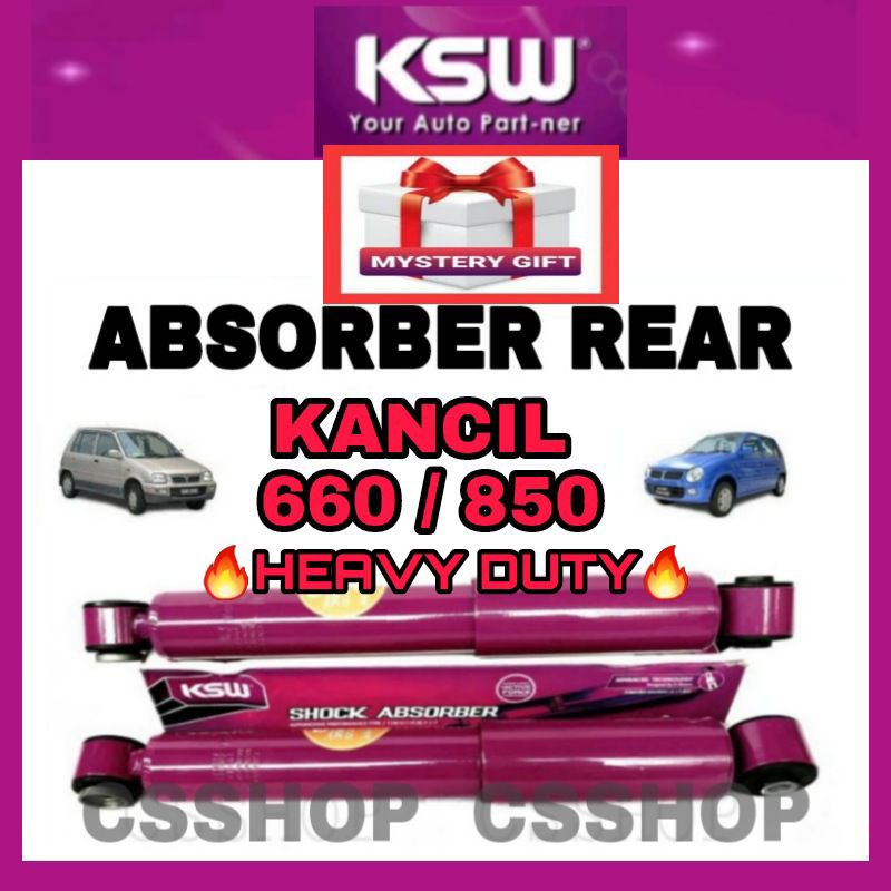 Perodua Kancil 660 850 Gas Performance Shock Absorber Rear Set KSW ...