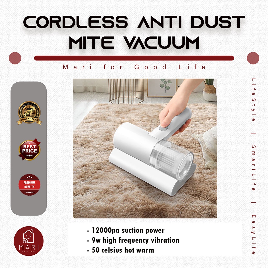 MARIHOME Dust Mite Vacuum Cleaner Cordless Rechargable Bed Vacuum ...