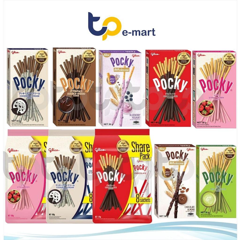Glico Pocky Biscuit Stick / Glico Pocky Family Pack /Glico Pocky Wholesome Biscuit Stick ...