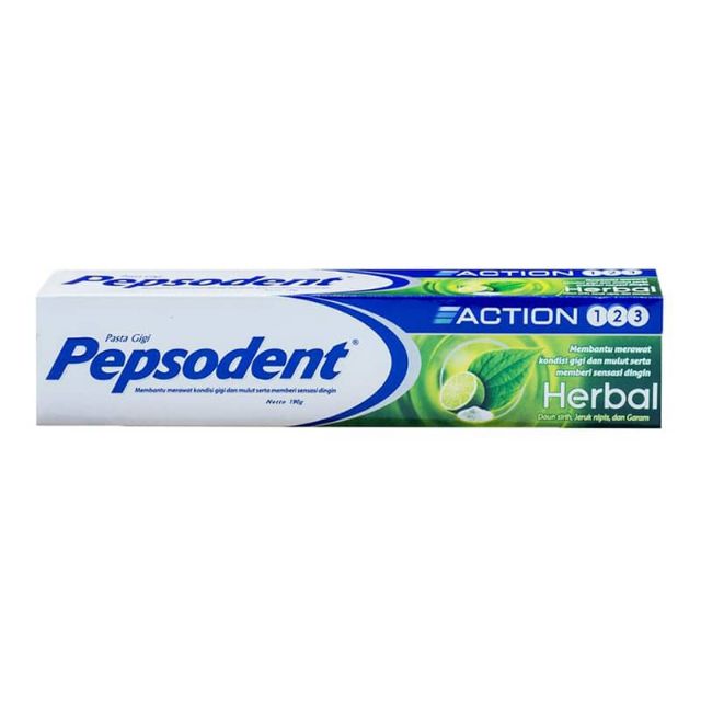 Pepsodent Regular/ACTION 123/Herbal Toothpaste Pasta Gigi 190g/120g/75g ...