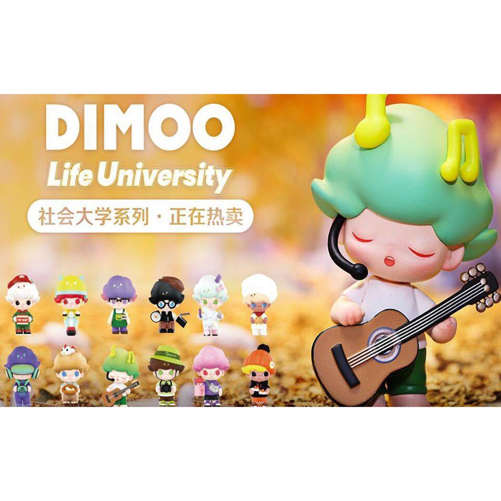 【Ready Stock】 POPMART X DIMOO LIFE UNIVERSITY BLIND BOX 泡泡玛特 X DIMOO社会 ...