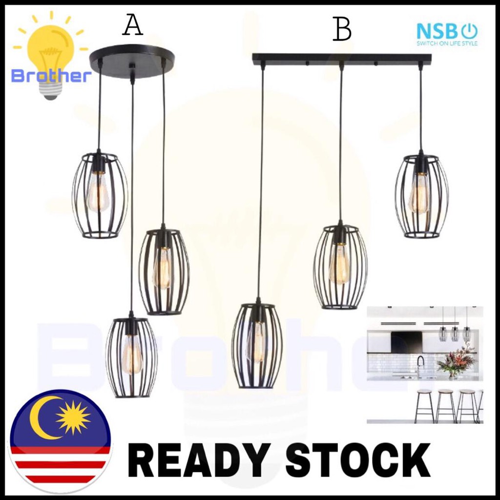 Brother Lighting 3in1 Modern Pendent Hanging Celling Light Decorative ...
