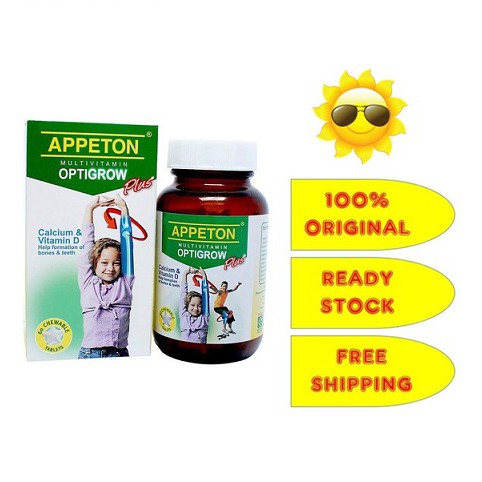 APPETON OPTIGROW PLUS (60'S) | Shopee Malaysia