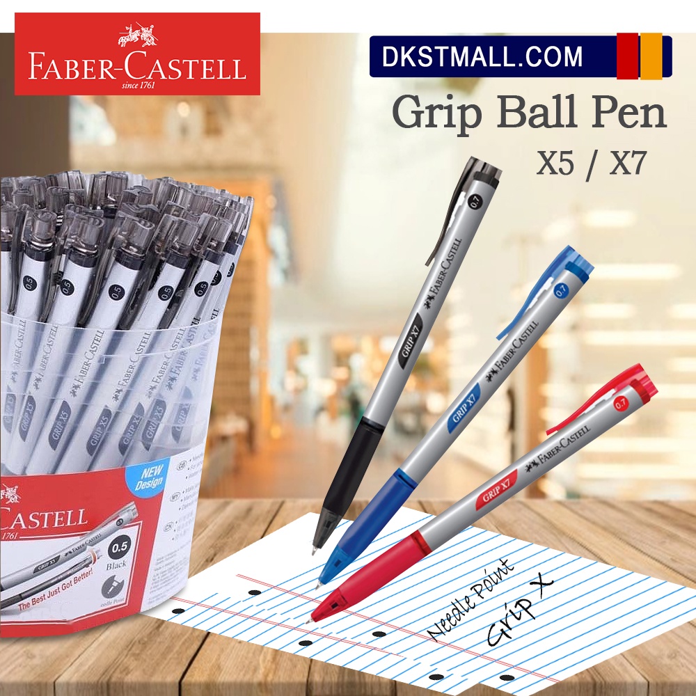Faber-Castell BallPoint Pen Grip I X5 / X7 | Shopee Malaysia