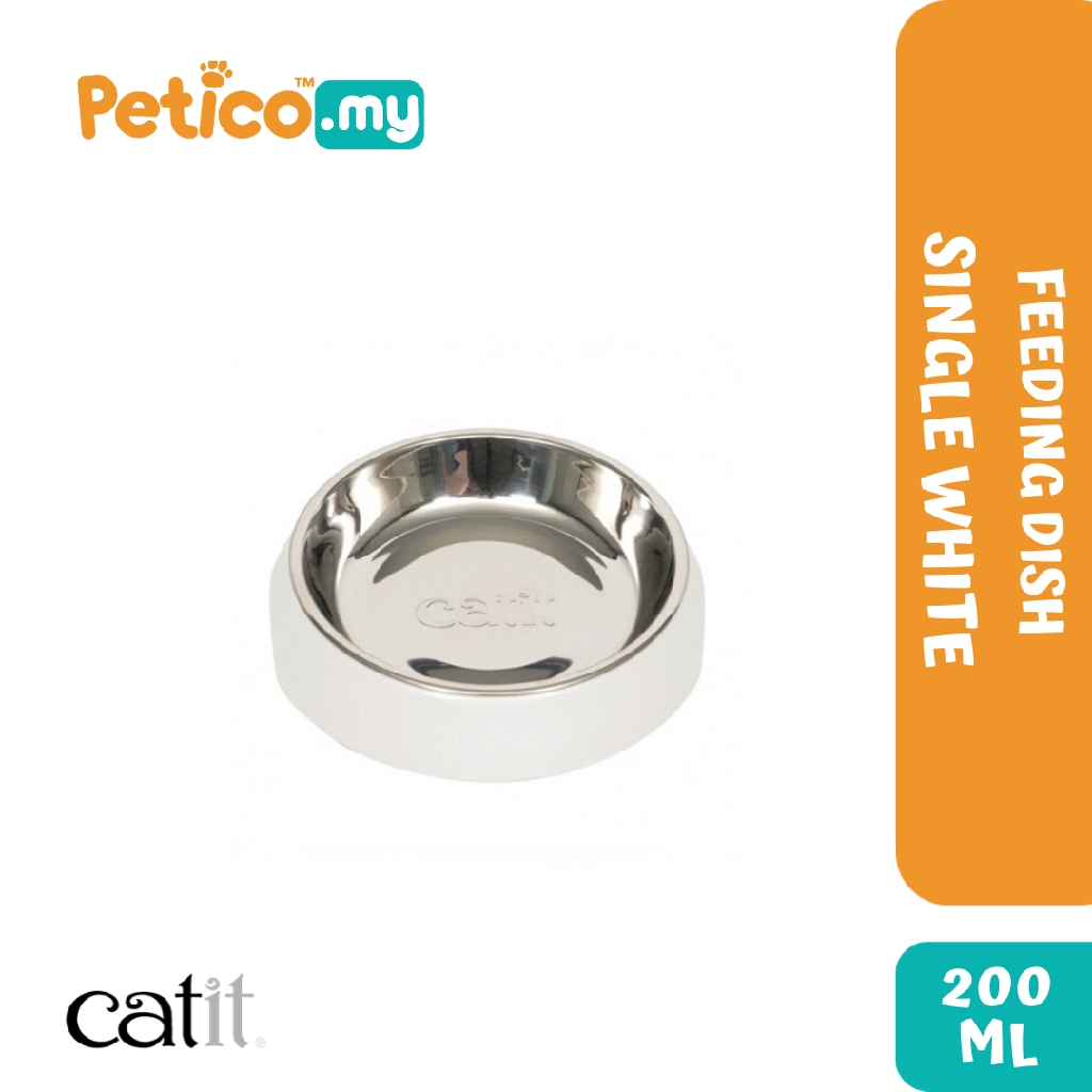 Catit 2.0 Feeding Dish Single White 200ml | Shopee Malaysia