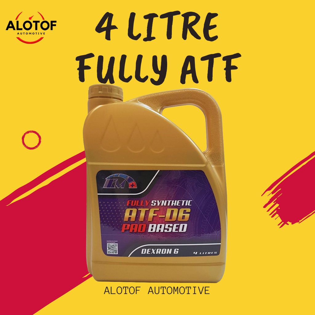 [Clearnace] KM+ Fully Synthetic ATF-D6 PAO Based | 4 Litres | Shopee ...