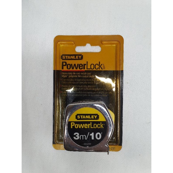 3m/10' STANLEY PowerLock Measuring Tape (Clearance Stock) | Shopee Malaysia