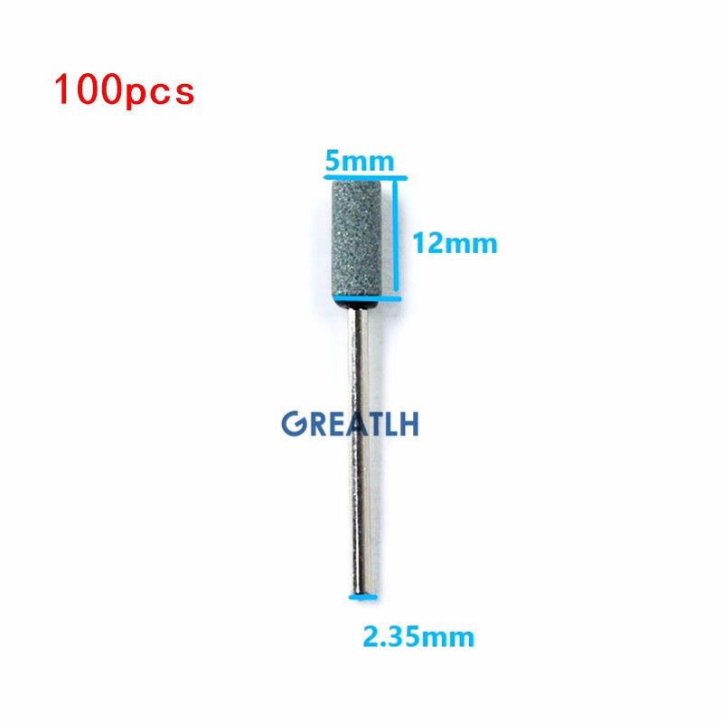 Dental Green Stone Burs Gravel Ceramic Burs 2.35mm Shank Medium ...