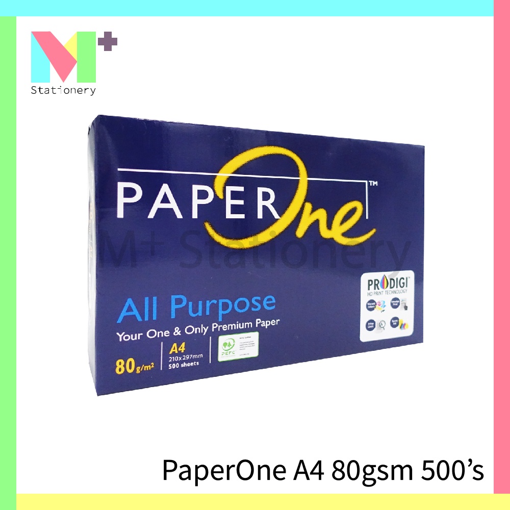PaperOne A4 Copier Paper 80gsm 500 Sheets / Photocopy Paper ...