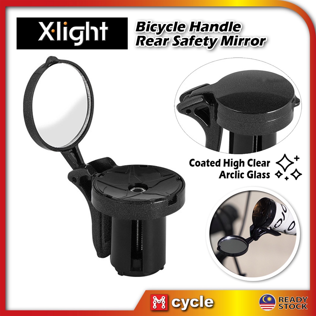Xlight Bicycle High Clear Mirror Mini Rear View Mirror for Road Bike ...