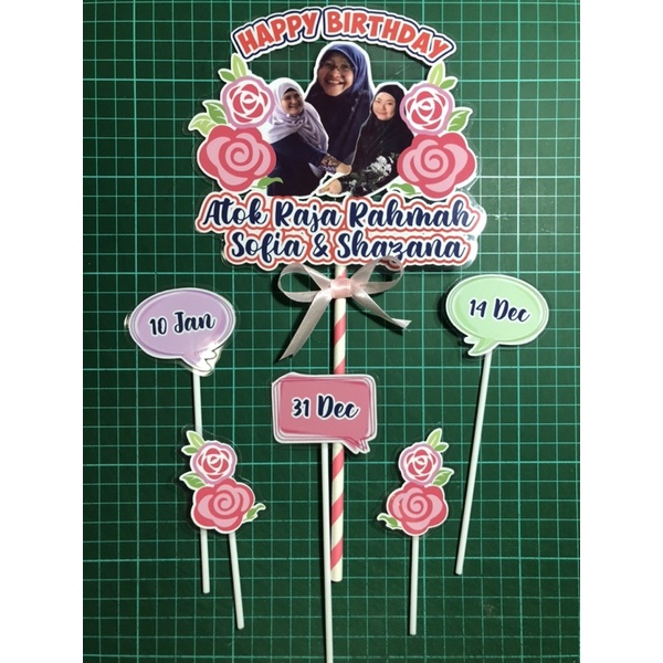 Picture customize cake topper | Shopee Malaysia
