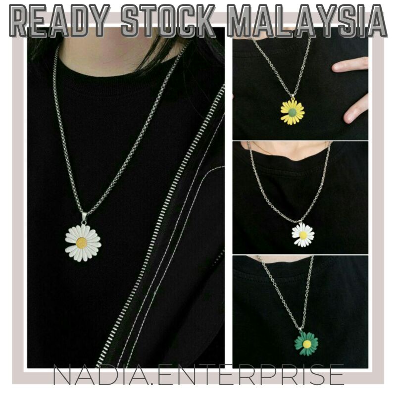 🇲🇾 READY STOCK MALAYSIA 🔥 RANTAI Small Daisy Necklace GD Same pmo Daisy ...