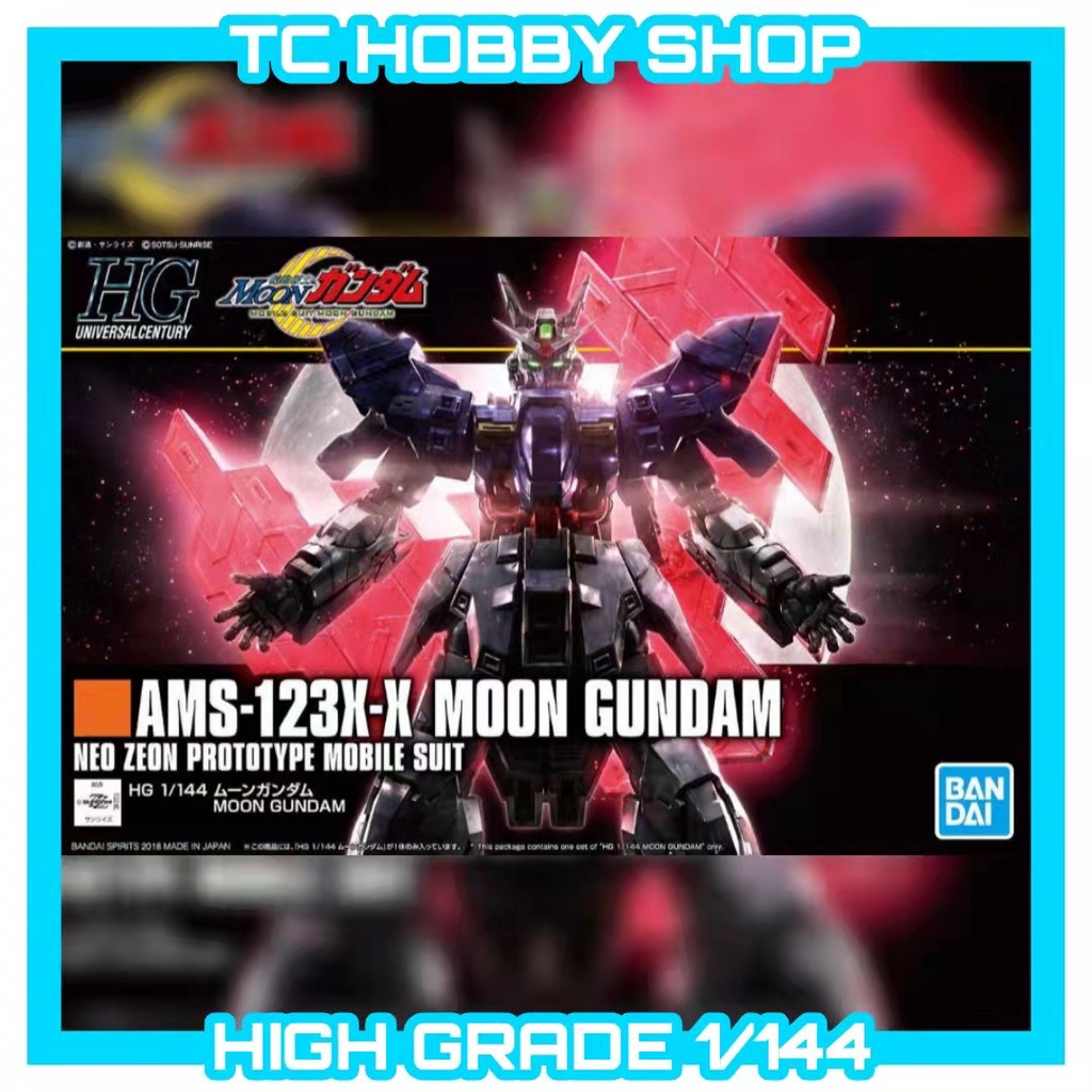 (READY STOCK) Bandai HGUC HG 1/144 MOON GUNDAM NEO ZEON MOBILE SUIT ...