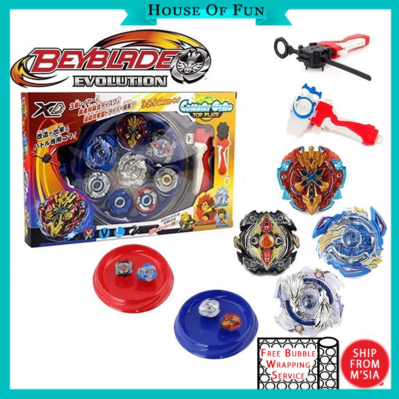 Beyblade Dinosaur Burst Toys Permainan 4PCS Beyblade Burst Toys Set ...