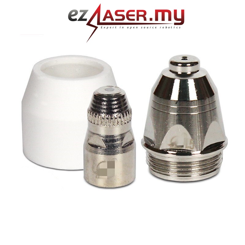 Tudung Perisai - Plasma Cutter 63A P80 Consumables 1.1 1.5 Nozzle Torch ...