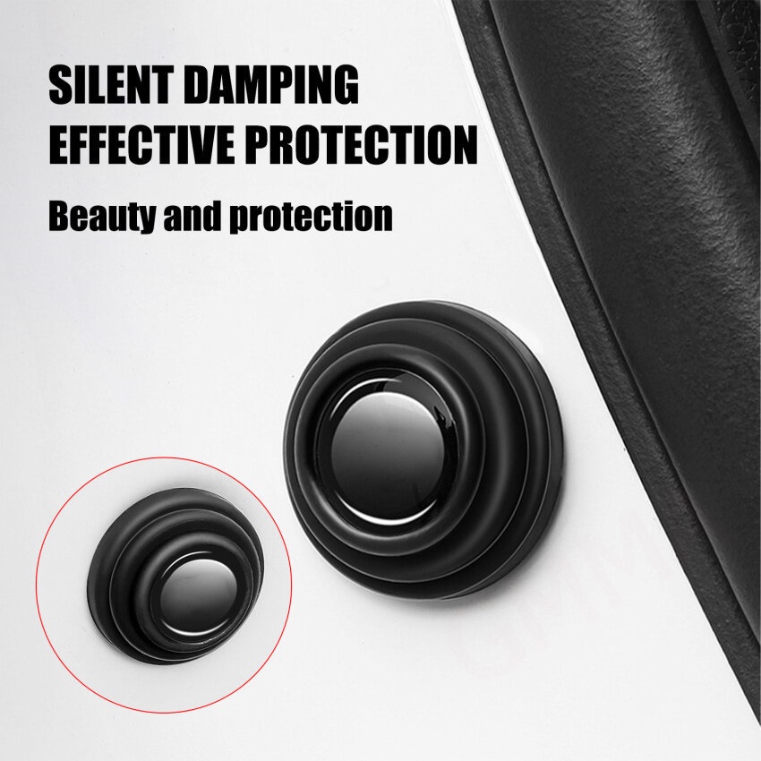 【100% Quality】*10pcs Silicone Car Door Shock Stickers Absorber Shock ...