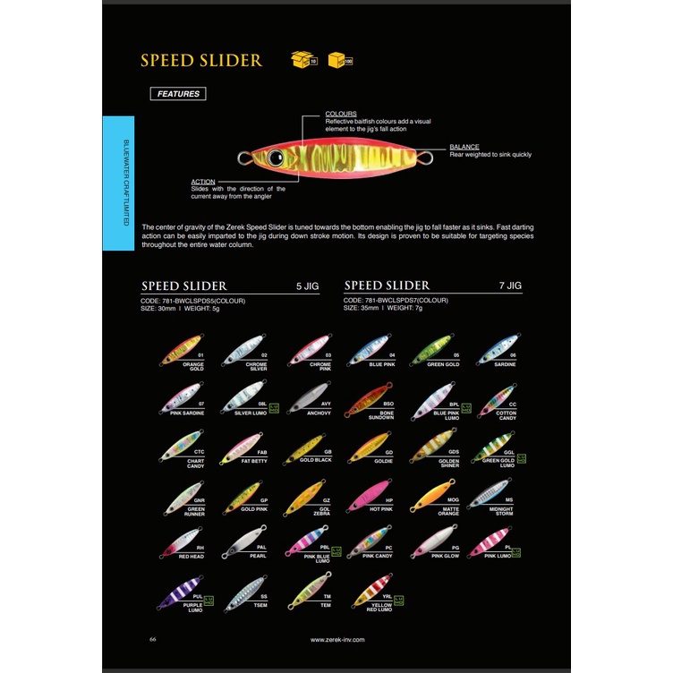 ZEREK SPEED SLIDER JIG 5G | Shopee Malaysia