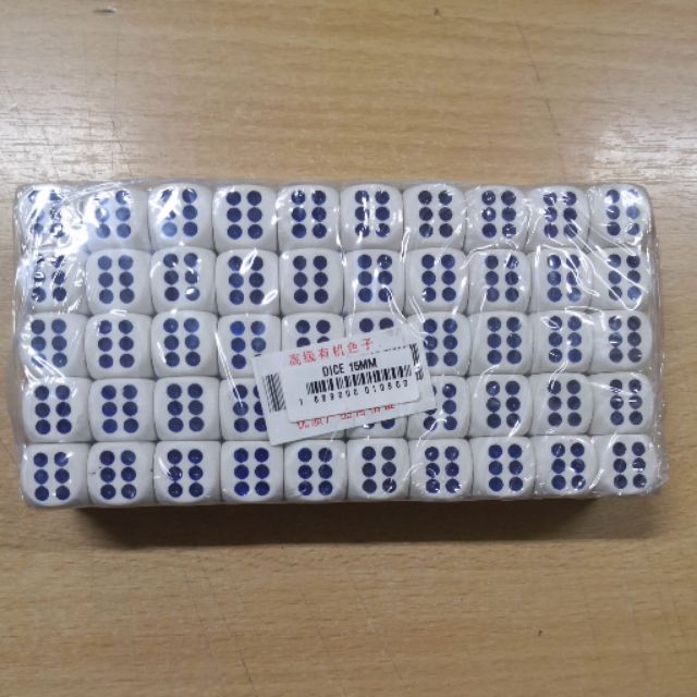 15mm Dice 骰子 （100pcs) | Shopee Malaysia