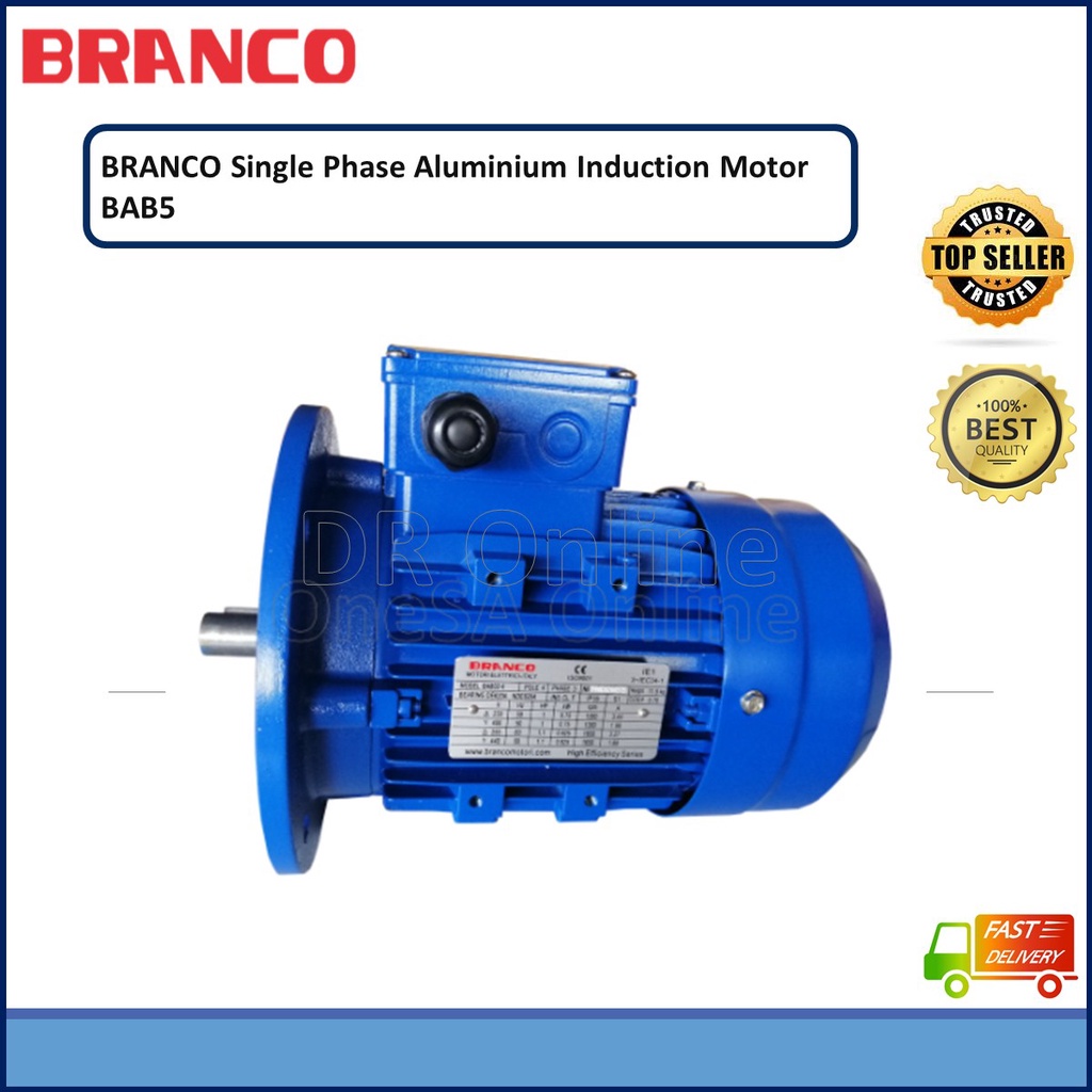 Cast Iron Motor B3 Asynchronous Motor IE2 3Phase 415V 4KW/5HP 2POLE ...
