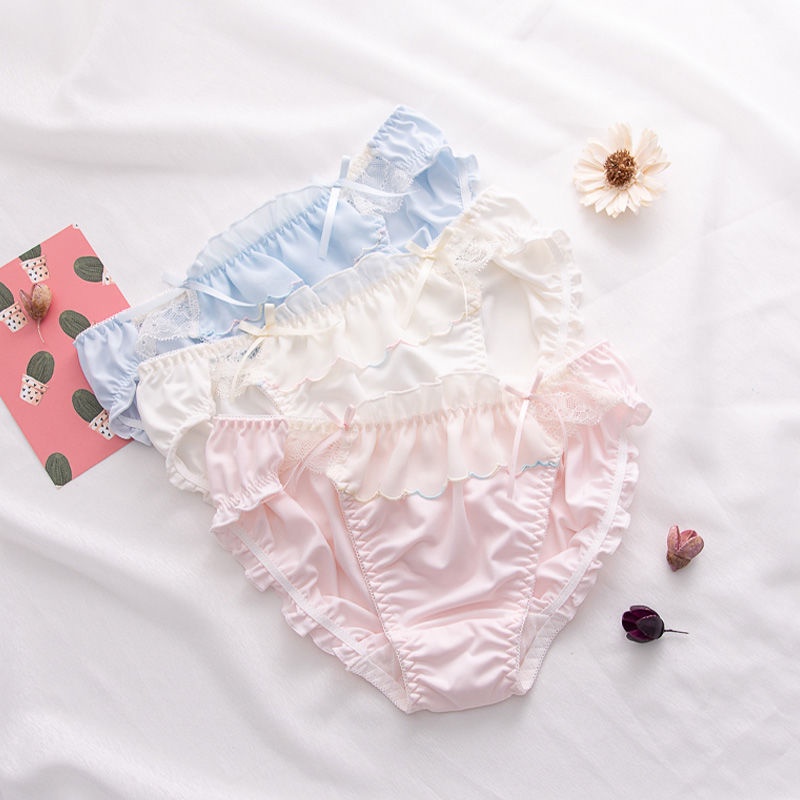 seluar dalam perempuan seksi New Product Milk Silk Underwear Female ...