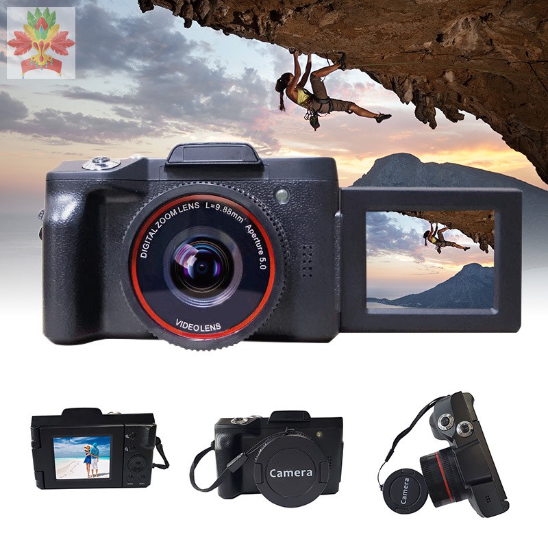 Digital Video Camera Full HD 1080P 16MP Recorder with Wide Angle Lens ...