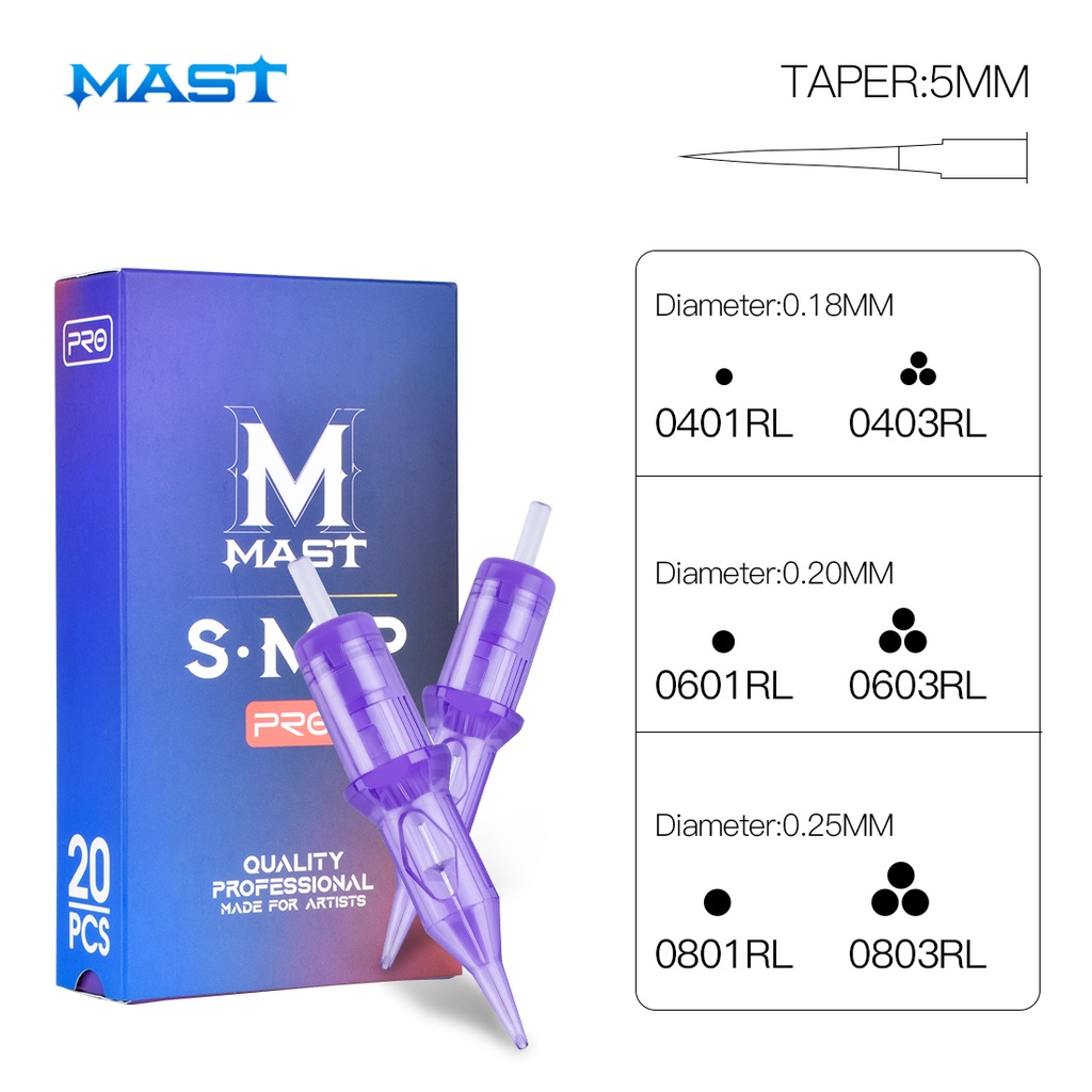 Mast PRO Cartridge Tattoo Needles Micropigmentation Permanent Make-Up ...