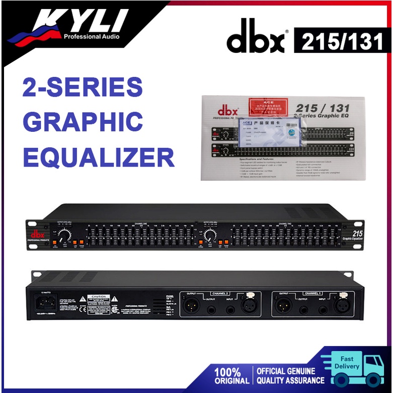 DBX 215/131 Graphic Equalizer dbx equalizer 15 band Dbx (Silver Color ...