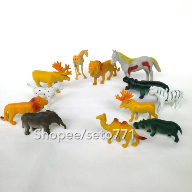 Mini Wild Animals Wild Animal Toys Wild Animals Land Sea Educational ...