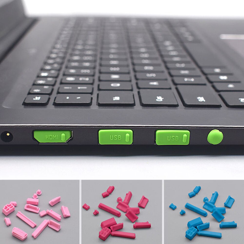 Ready stock 16PCS Dust plug Type-c usb Keyboard Cover Laptop Keyboard ...