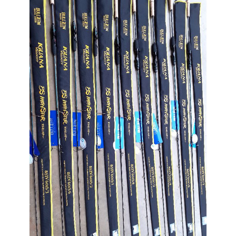 BULLZEN IGUANA VELOCITY NEW BS MONSTER LIMITED FISHING ROD | Shopee ...