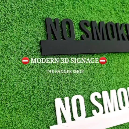 Modern 3D Acrylic Signage- No Smoking Signage,No Entry Signage ,CCTV ...