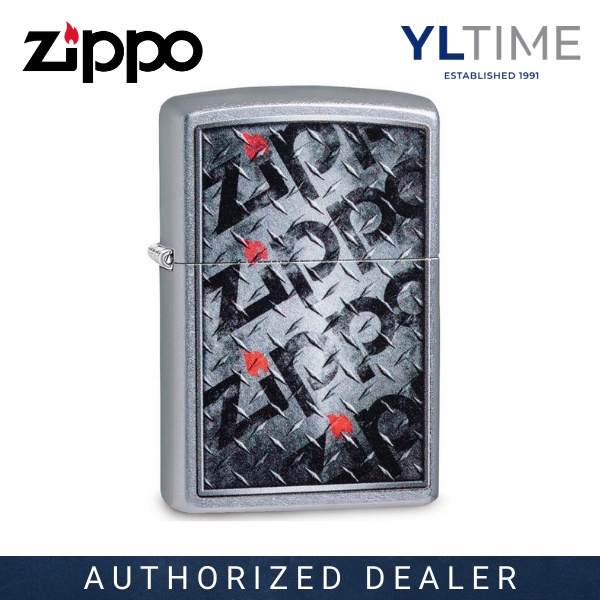 Zippo #29838 Diamond Plate Design Lighter (100% Original & New ...