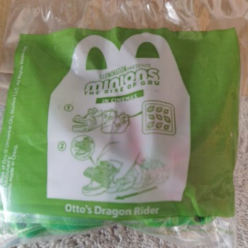 McDonald's McD Happy Meal Toys Minions The Rise of Gru Otto's Dragon ...