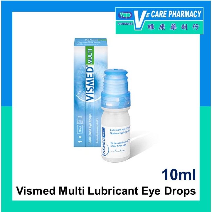 Vismed Multi Lubricant Eye Drops 10ml (Exp: 11/2025) | Shopee Malaysia