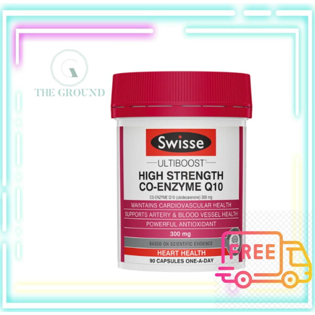 [READY STOCK EXP: 11/2026] Swisse High Strength Co-Enzyme Q10 300mg 90 Capsules (Made in ...