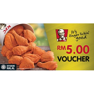 KFC RM5 Cash Voucher | Shopee Malaysia