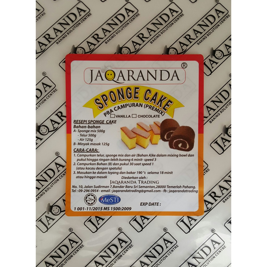 Sponge Cake 500gm (HALAL) | Shopee Malaysia