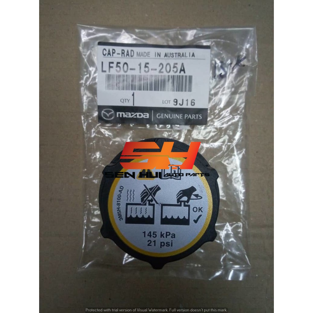 Mazda 3 / BT50 Cap Reverse Tank 145kpa 21psi LF5015205A Genuine Part ...