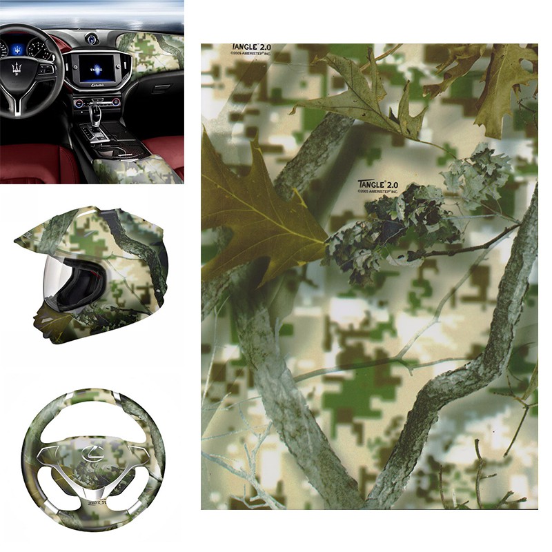 Leaves Style Hydrographic Film Water Transfer Printing Film PVA Hydro Dip Green | Shopee Malaysia