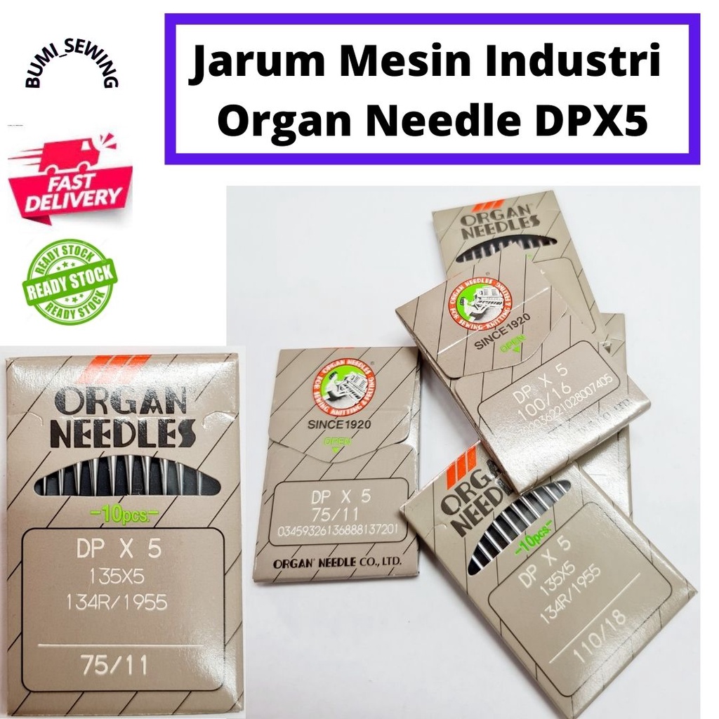JARUM DPX5 Jarum Mesin Industri // Organ Needle DPX5 (ORIGINAL) | Shopee Malaysia