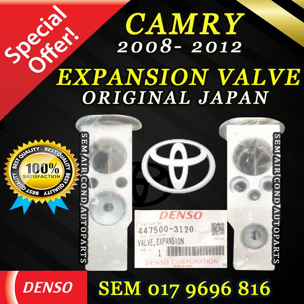 TOYOTA CAMRY ACV40 2008-2012 YEAR ORIGINAL JAPAN DENSO EXPANSION/ EXPENSION VALVE (CAR AIRCOND ...