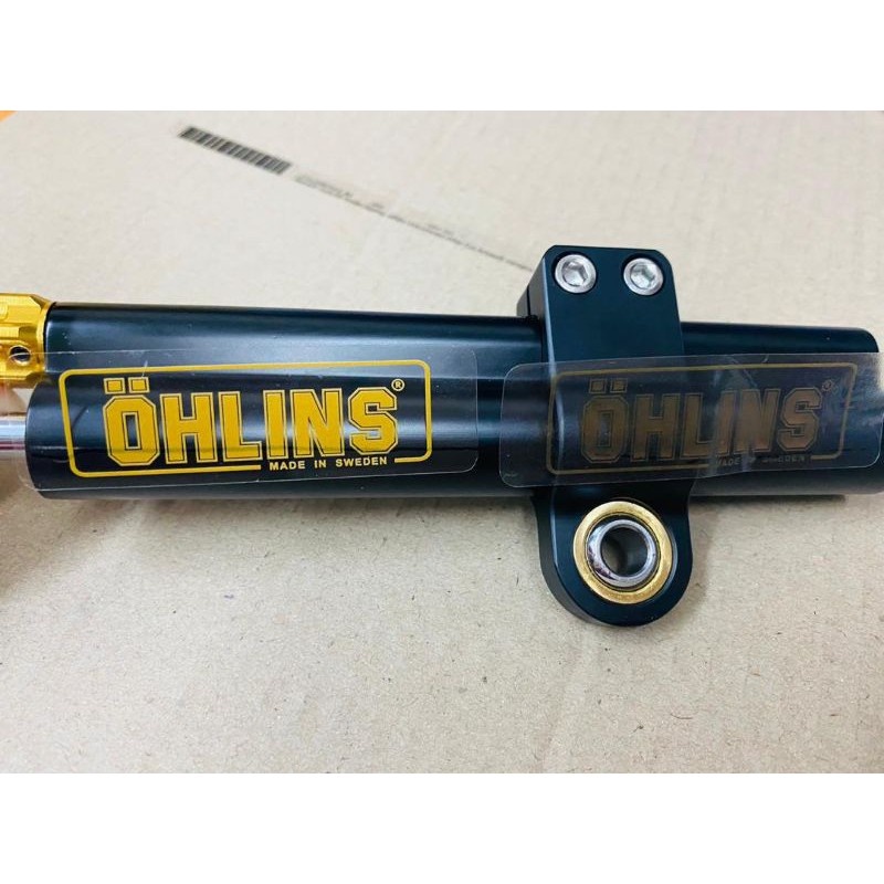 Ohlins Sticker 10AAA Gold Black 100% Good Quality Universal Sticker ...
