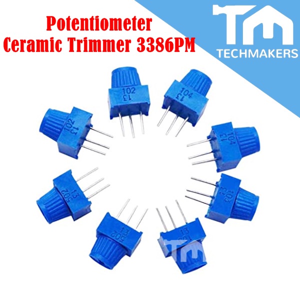 3386P 3386 Adjustable Potentiometer POT Knob Resistor Resistance Finger ...
