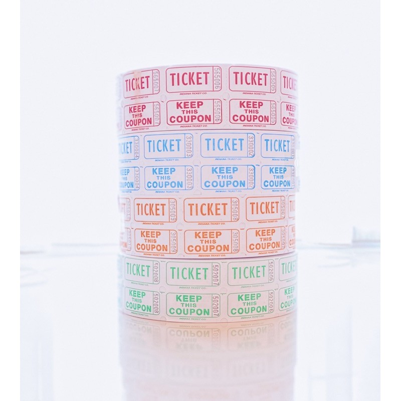 Raffle ticket for lucky draw, party, wedding or crafting *Made in USA ...