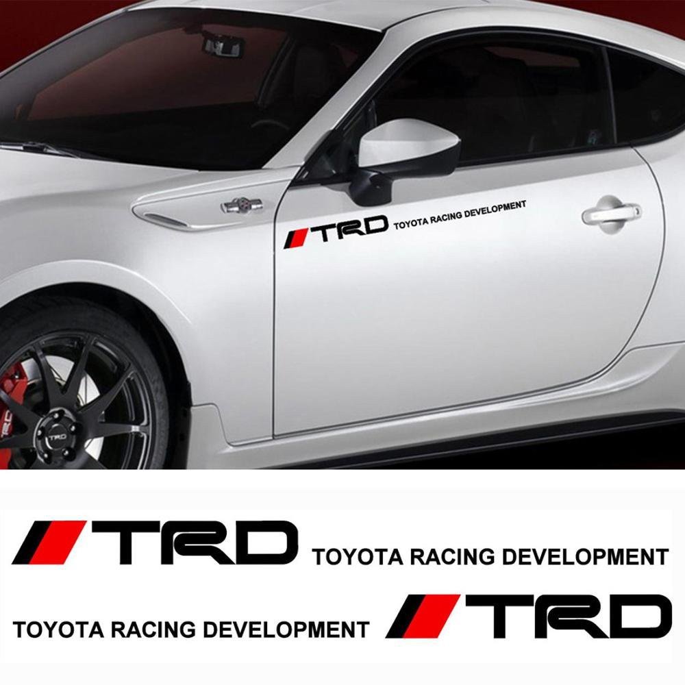 Trd TOYOTA RACING DEVELOPMENT CAR STICKER CUTTING STICKER ORACAL ...