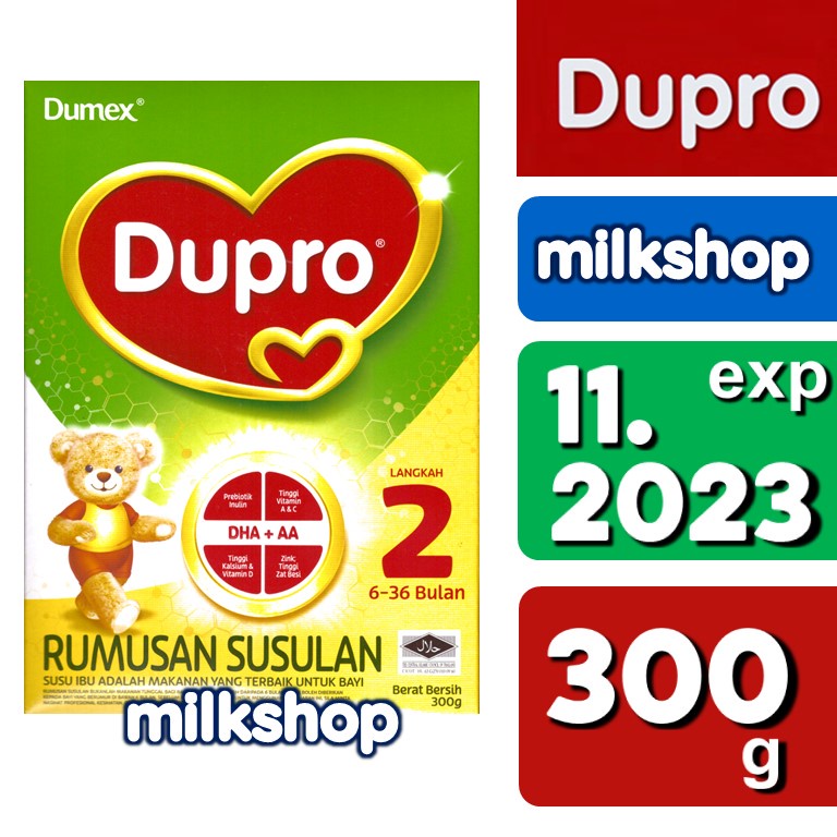 Dupro 2 300g | Langkah Step2 Dumex box kotak 6-18 bulan months infant ...