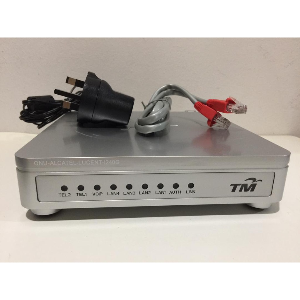 MODEM TM UNIFI FIBRE OPTIC ONU-ALCATEL-LUCENT-I240G | Shopee Malaysia