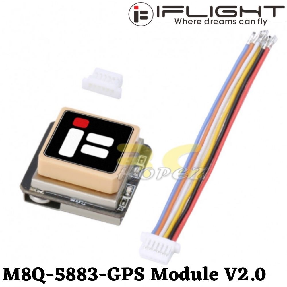 iFlight M8Q-5883 GPS Module V2.0 with Compass for FPV Drone MX1512-M8Q ...