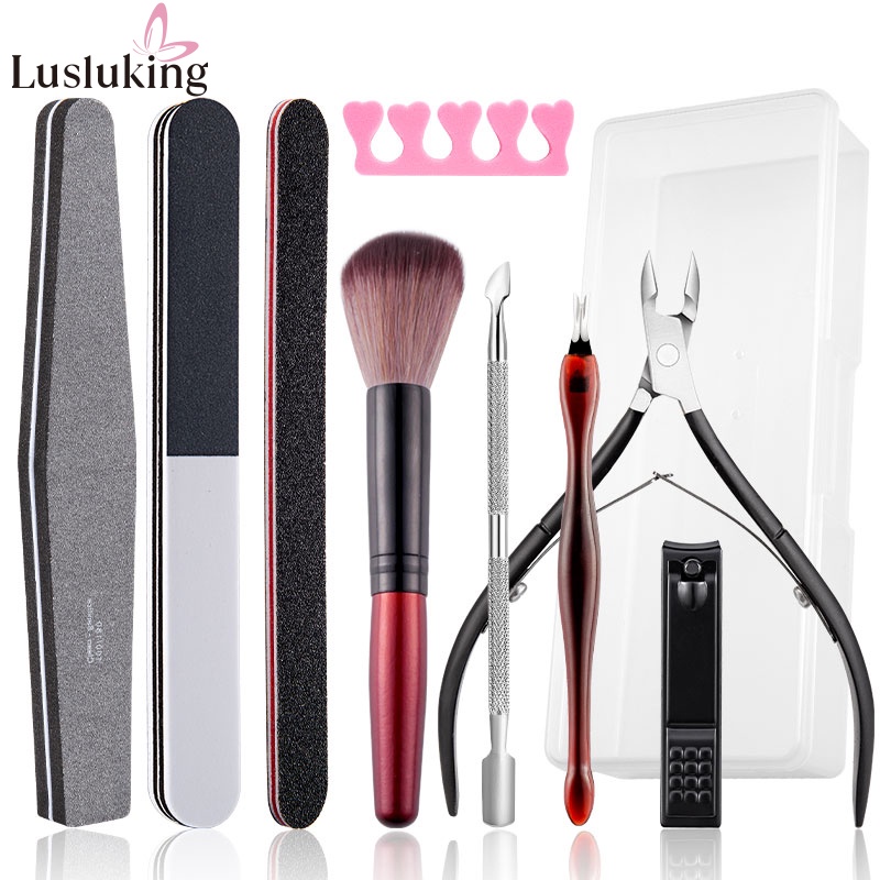 Lusluking Pedicure Knife Set Professional Ingrown Toenail Cuticle ...