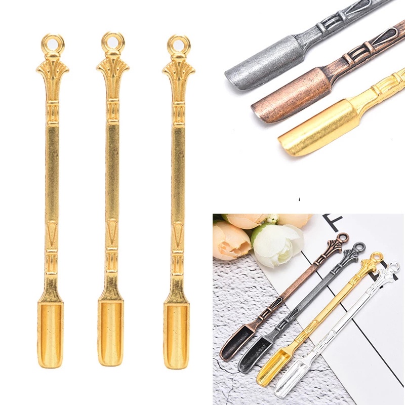 1PCS Stainless Steel Mini Scoop Gold Spoon Stir In Coffee / Tea Sniffer ...